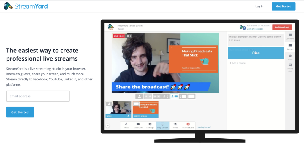 Streamyard: software per dirette Facebook – Enkey Magazine